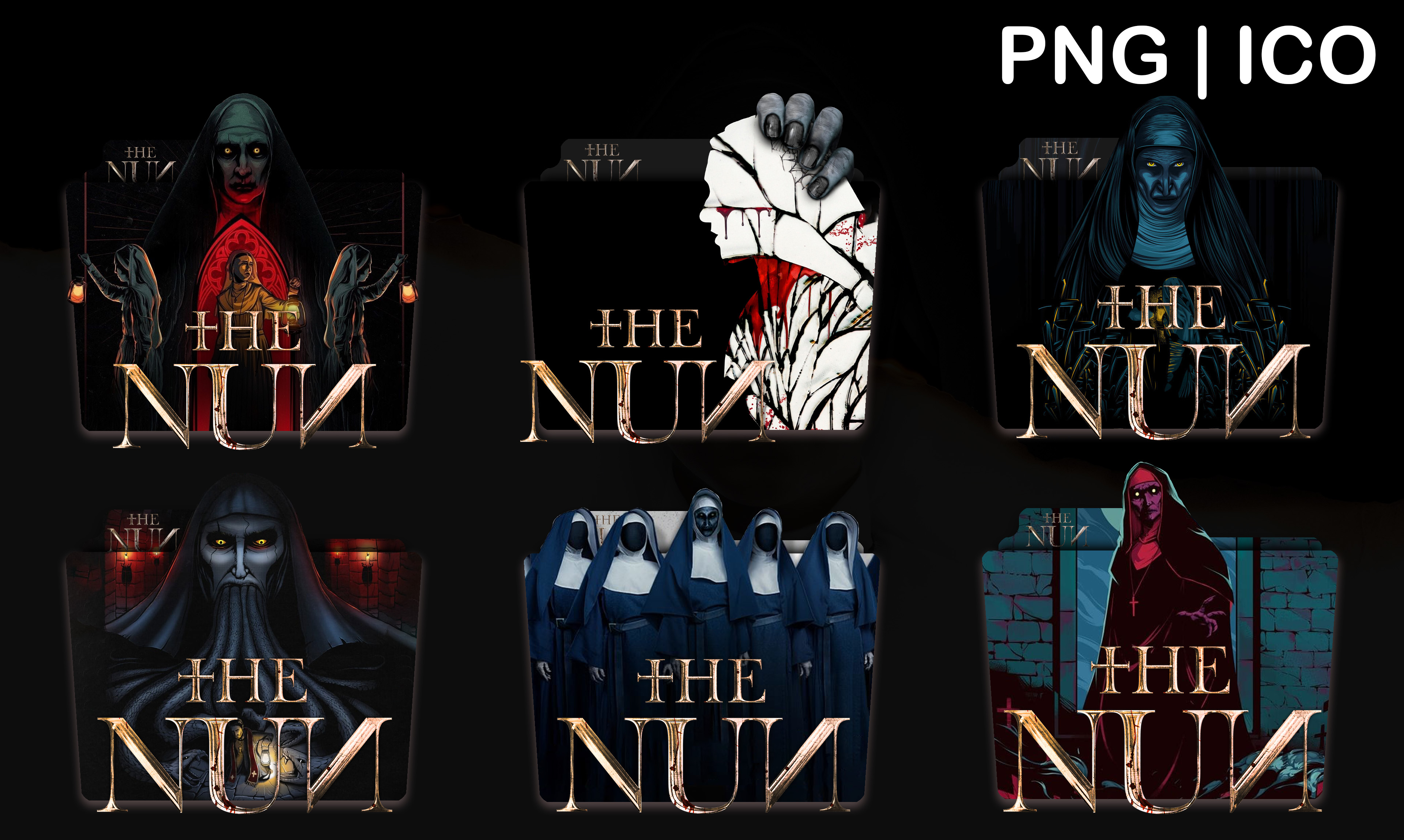 THE NUN (2018) FOLDER ICON PACK 02 by ajaykr0202 on DeviantArt