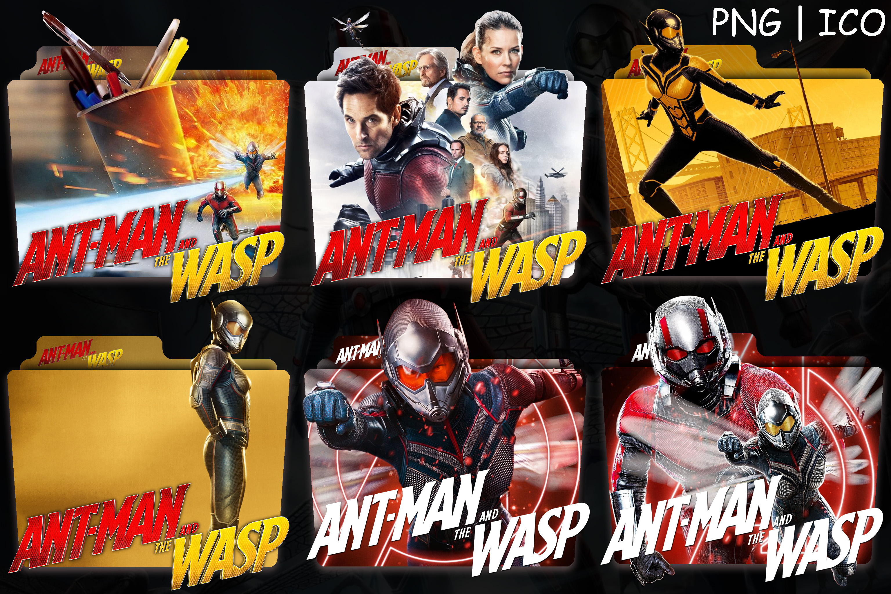 ANNT-MAN AND THE WASP (2018) FOLDER ICON PACK 02 by ajaykr0202 on ...