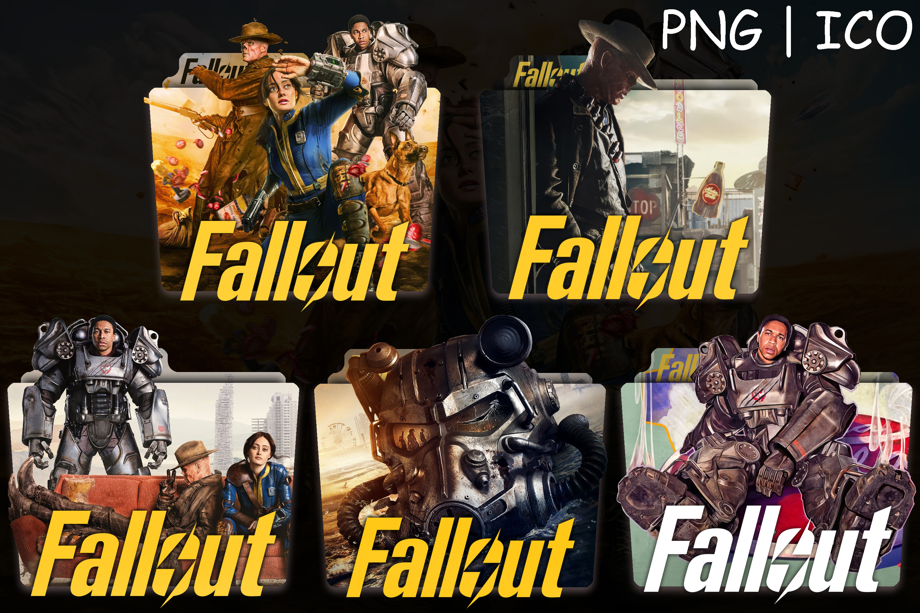 FALLOUT S01 (2024) FOLDER ICON PACK 01 by ajaykr0202 on DeviantArt