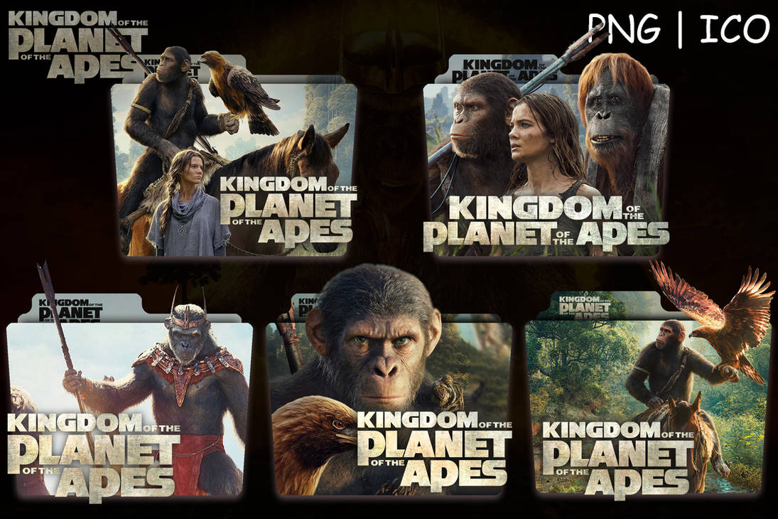 KINGDOM OF PLANET OF THE APES (2024) ICON PACK 02 by ajaykr0202 on ...