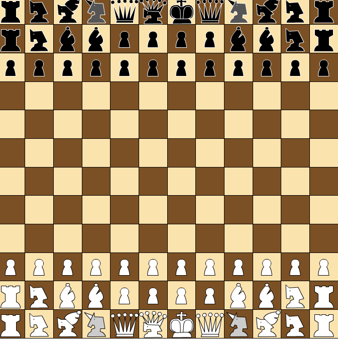 Large board chess (12x12 and 16x16 with replay) by GrzegorzusLudi on ...