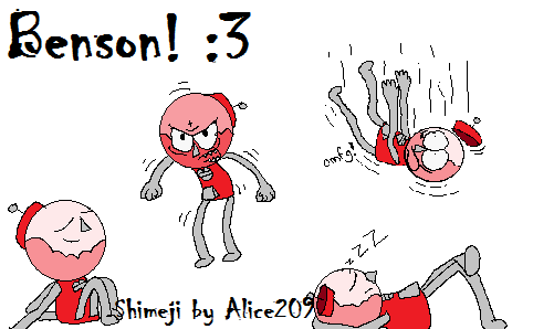 RegularShow Shimejis-Benson by ThreeInTheMornin on DeviantArt