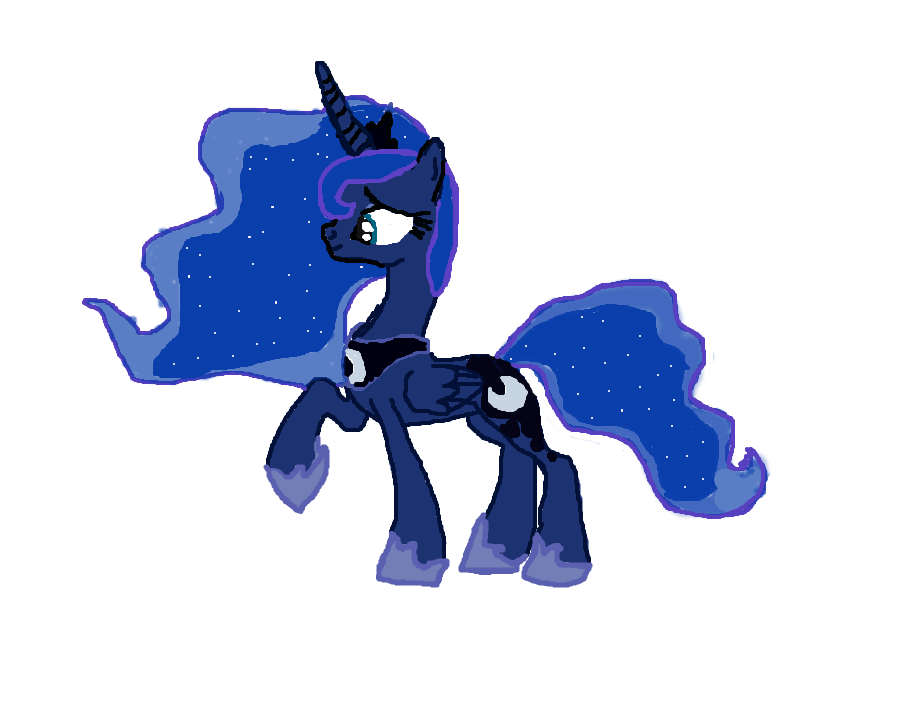 Mlp luna (Done) by brigilbert02 on DeviantArt