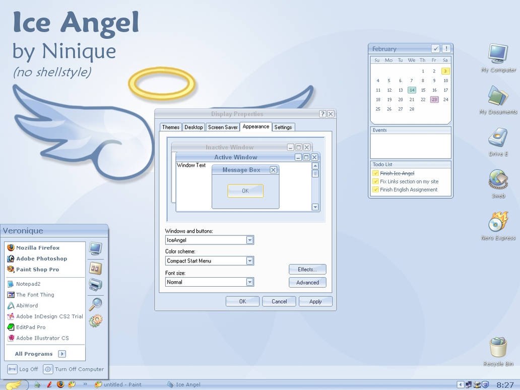 Ice Angel VS by ninique on DeviantArt