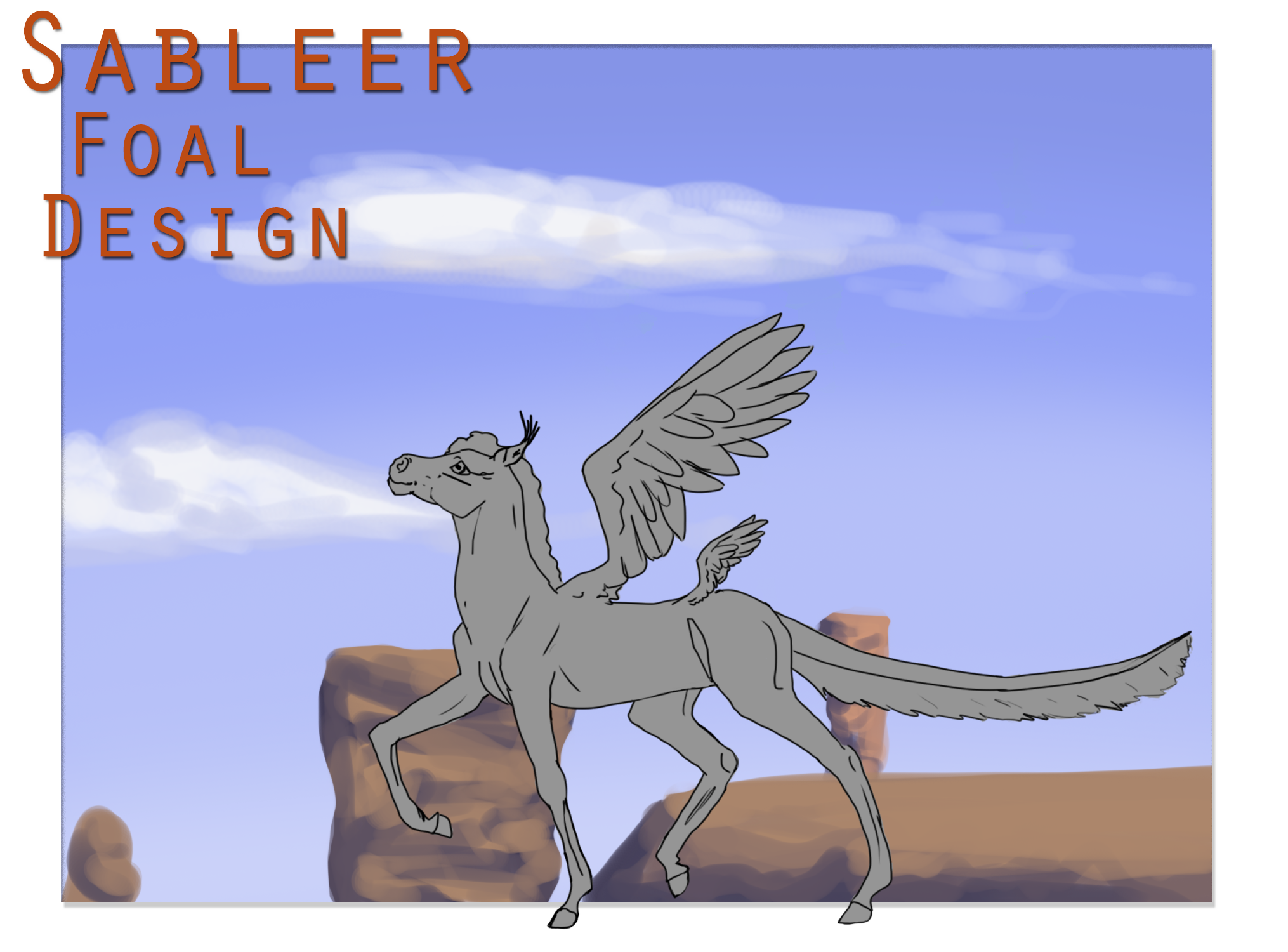 Avian Foal Base by Rendou-Animated on DeviantArt