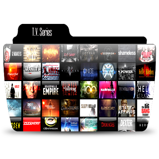 T.V. Series Folder Icon (Colorflow) by ThaJizzle on DeviantArt