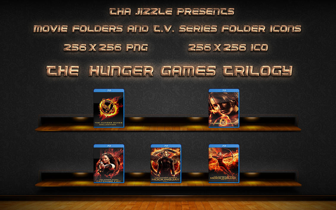 The Hunger Games Trilogy Movie Folder Icons by ThaJizzle on DeviantArt