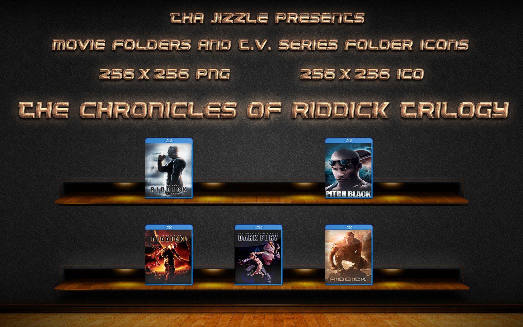 The Chronicles Of Riddick Movie Folder icons by ThaJizzle on DeviantArt