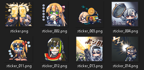 Sticker WA Anime : Girls' Frontline Vol.2 by Ajidw4 on DeviantArt