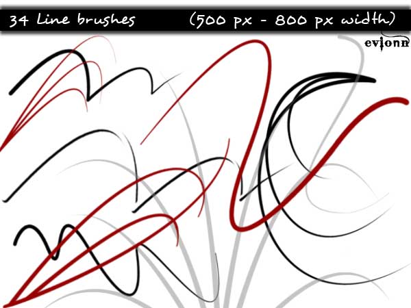 Line Brushes by evionn on DeviantArt