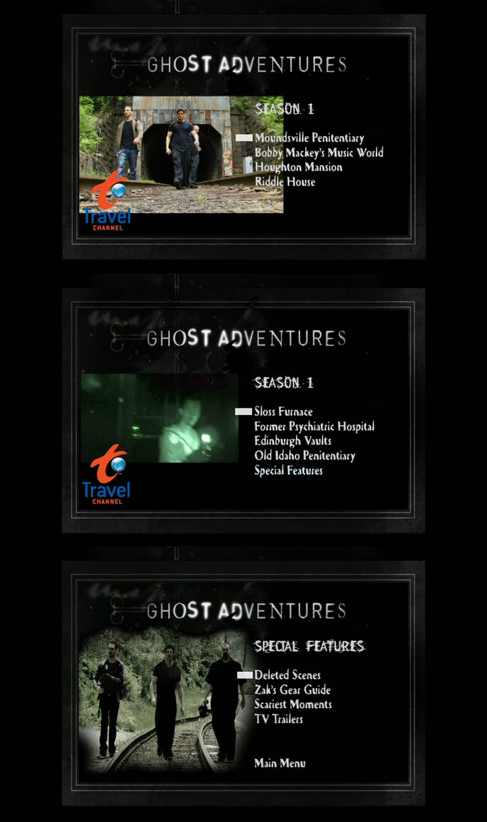 Ghost Adventures Season 1 DVD Menus by dakotaatokad on DeviantArt