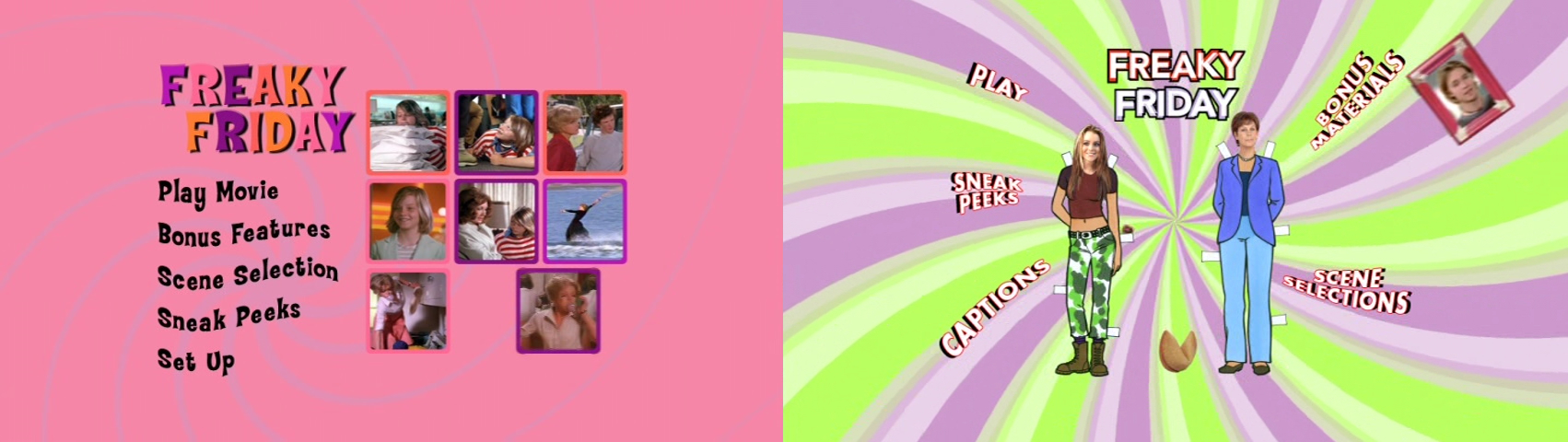 Freaky Friday (2003/1976) DVD Menus by dakotaatokad on DeviantArt