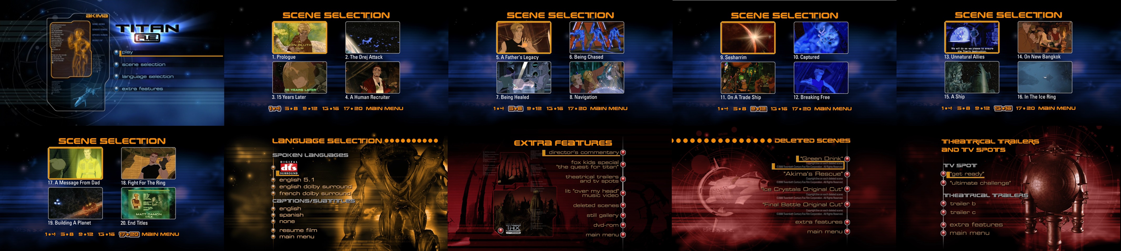 Titan A.E. DVD Menus by dakotaatokad on DeviantArt
