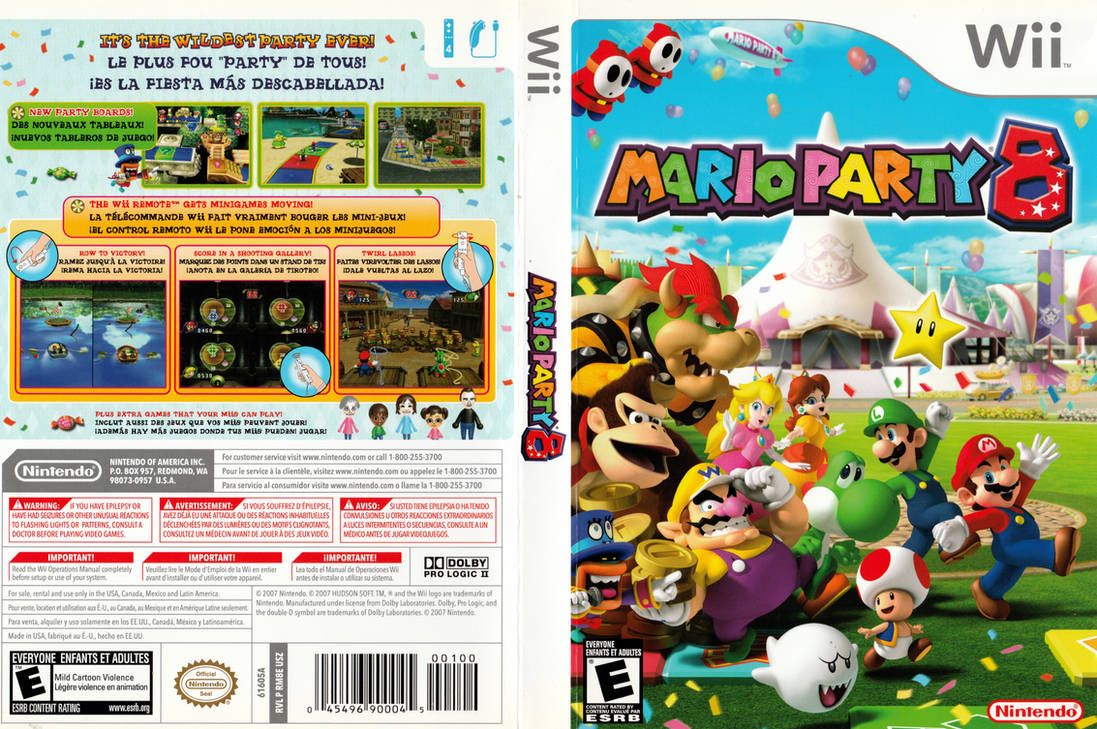 Mario Party 8 Box-Art by dakotaatokad on DeviantArt