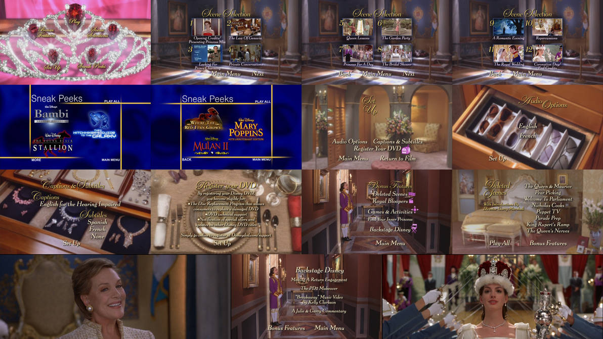 The Princess Diaries 2: Royal Engagement DVD Menus by dakotaatokad on ...