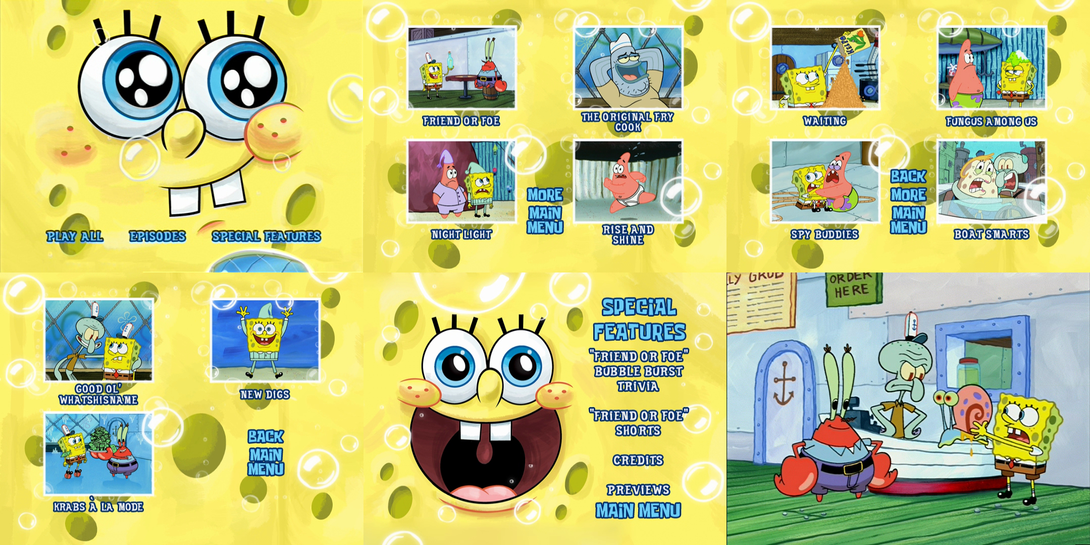 SpongeBob Season 5 DVD Menus by dakotaatokad on DeviantArt