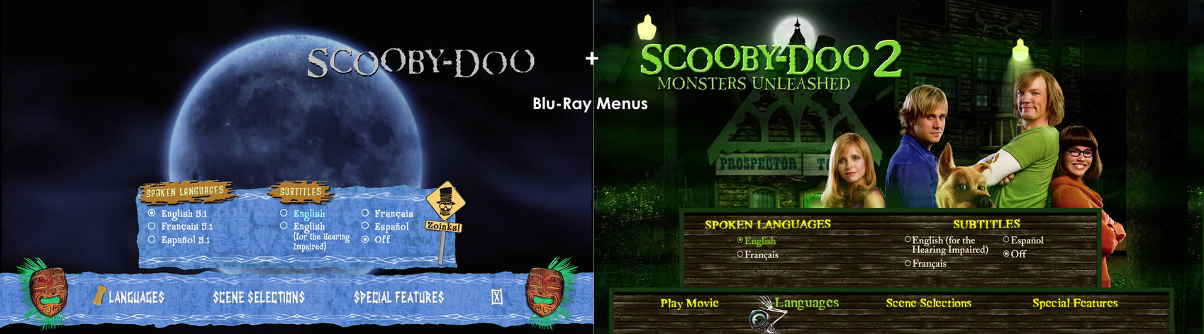 Scooby Doo (2002/2004) Blu Ray And DVD Menus by dakotaatokad on DeviantArt