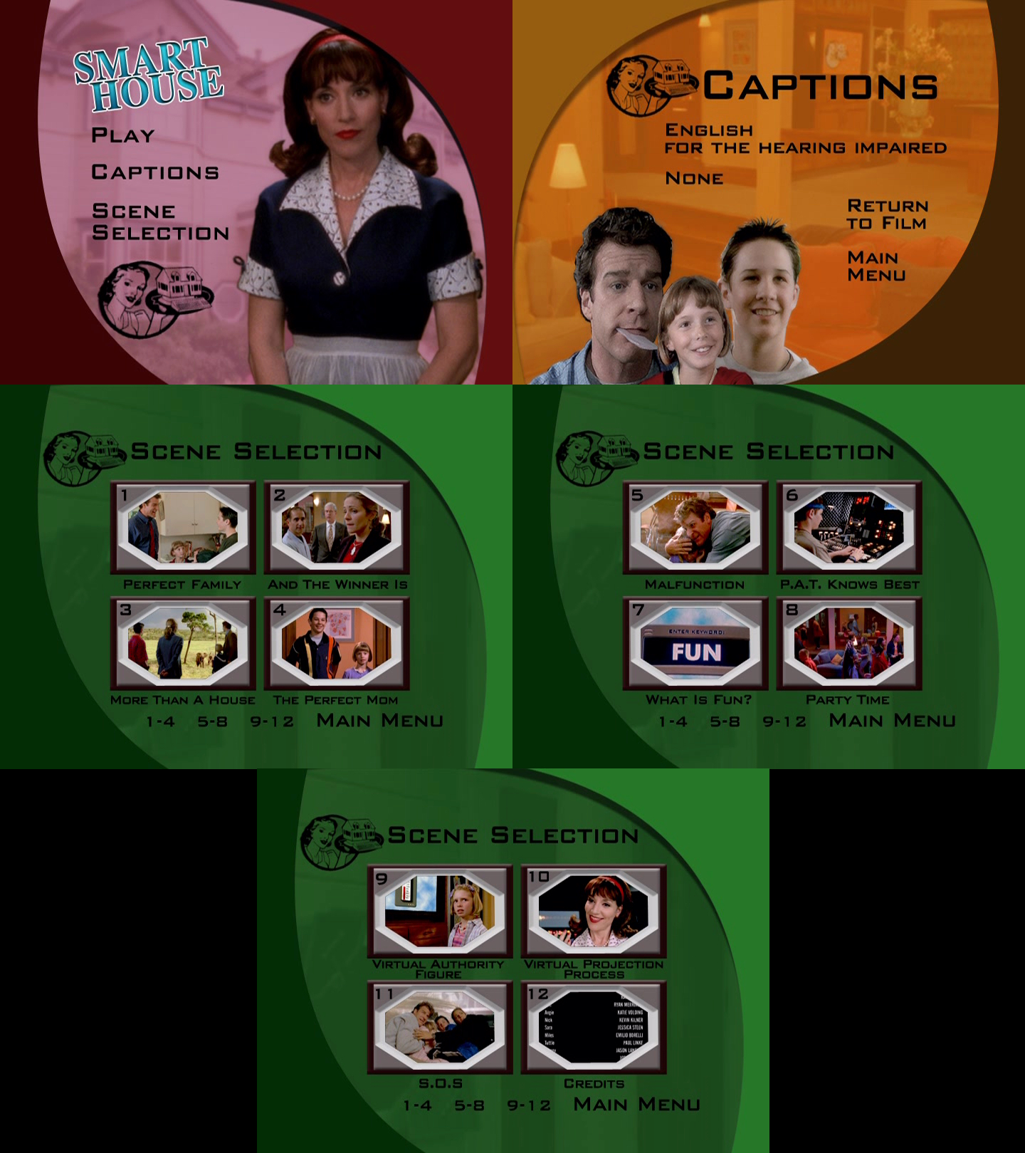 Smart House DVD Menus by dakotaatokad on DeviantArt