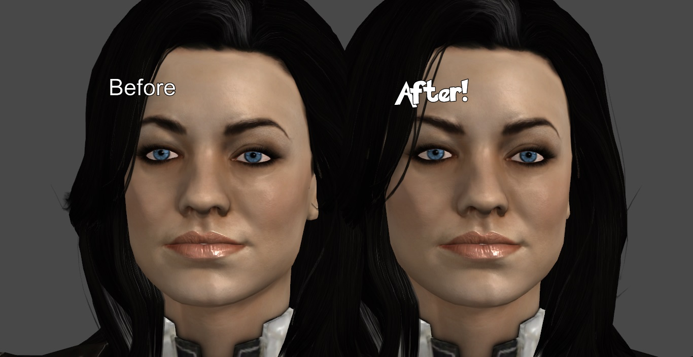 Miranda Lawson's Face Retexture by MichaelJordy on DeviantArt