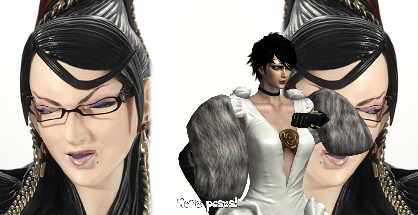 Few more Bayonetta poses by MichaelJordy on DeviantArt