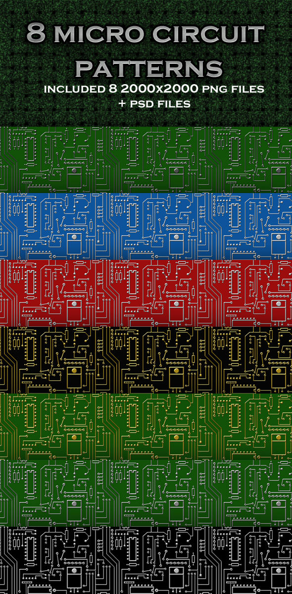 Micro Circuit Patterns by sarthony on DeviantArt