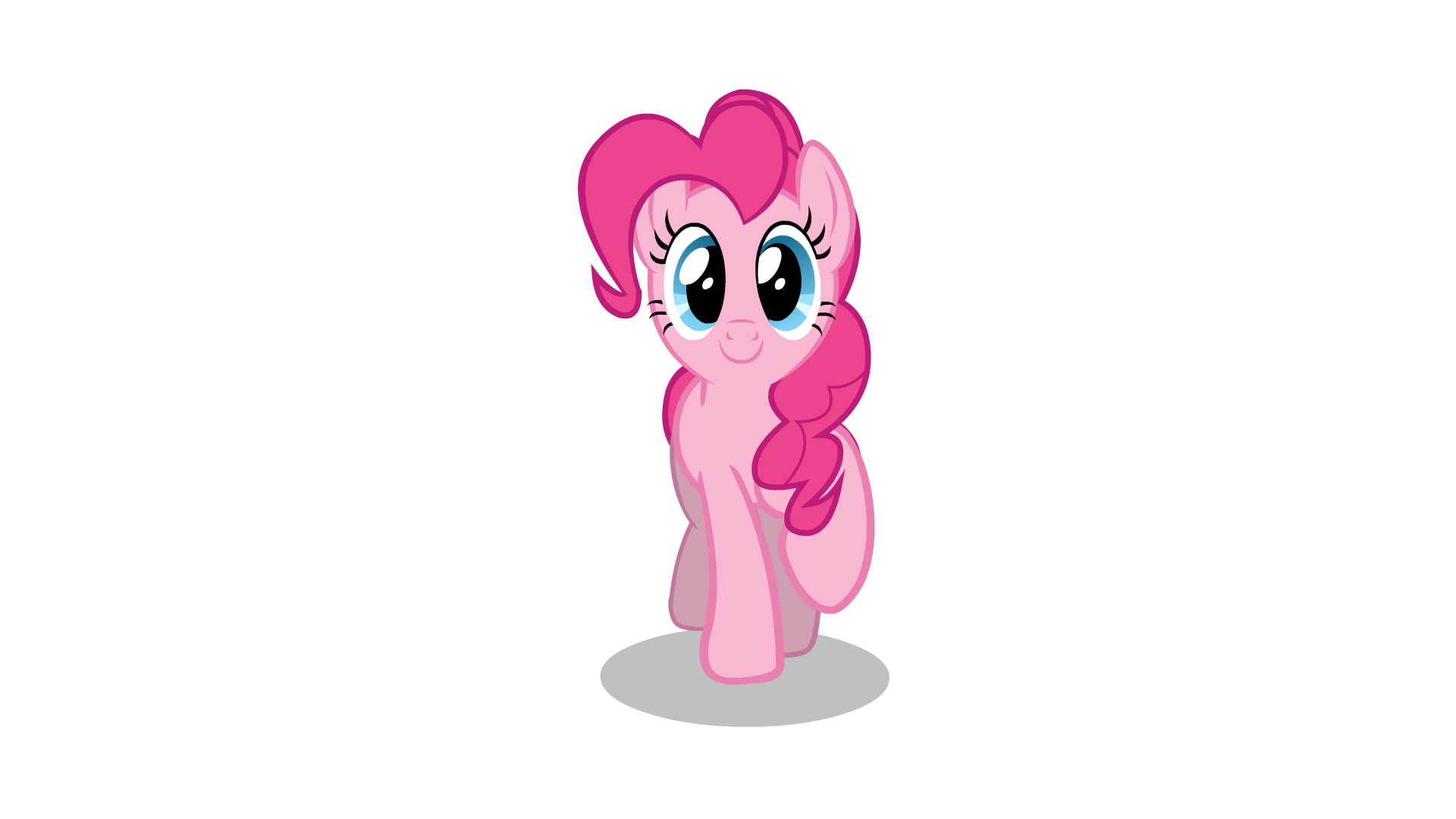 Pinkie Pie Front Walking Cycle by Ponies-in-Reverse on DeviantArt