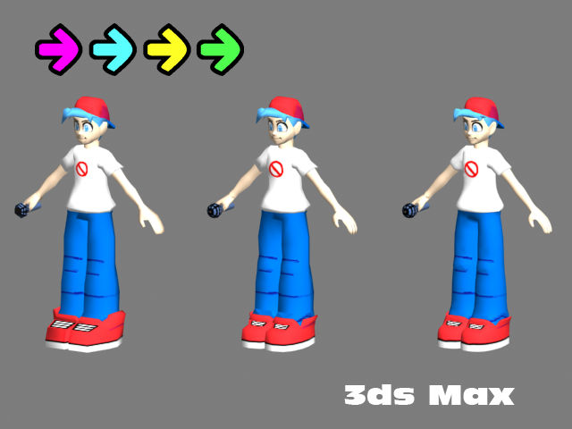 BAG2 - BoyFriend 3D Models by Numbuh305 on DeviantArt