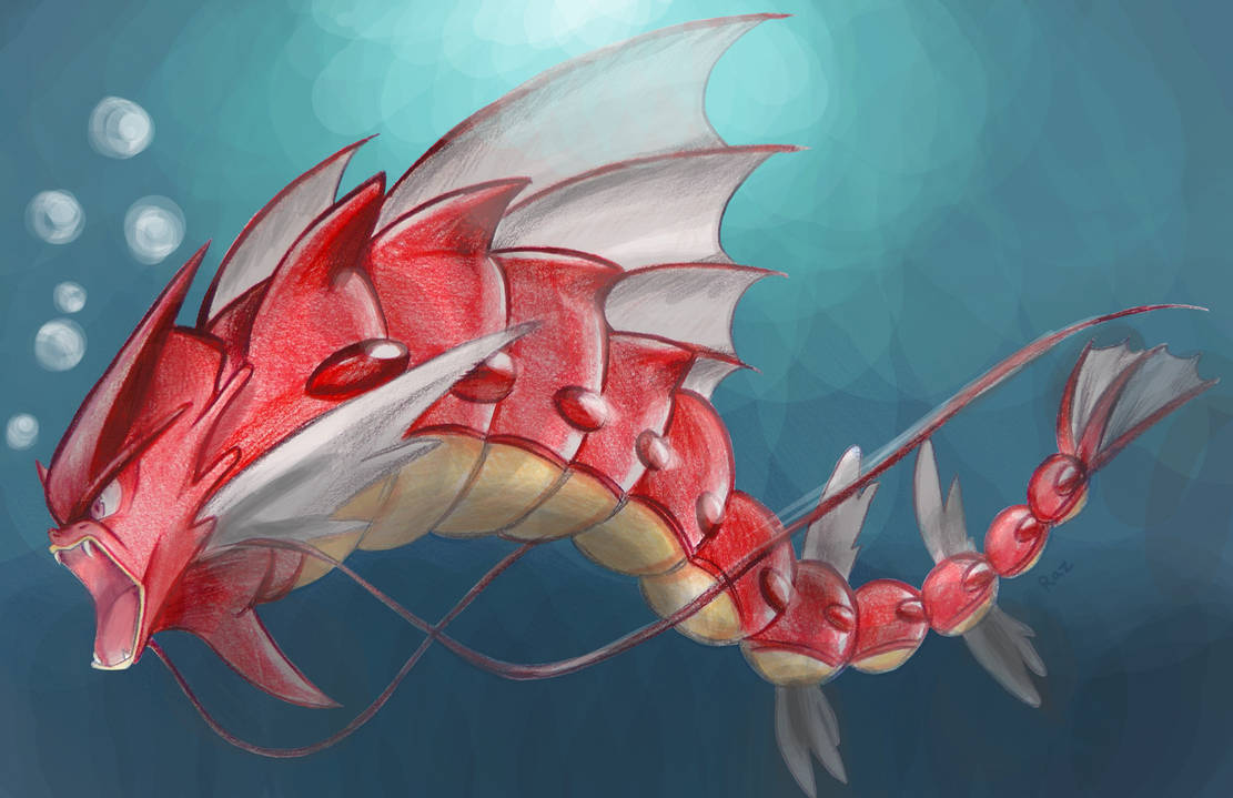 Pokemon - Red Gyarados by Razzle7686 on DeviantArt