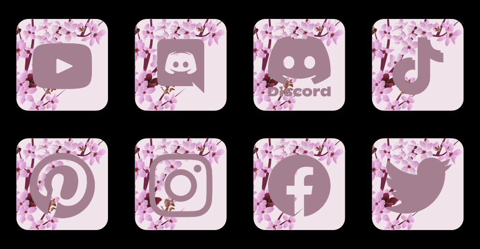 Cherry Blossom icons by TopSecretDesigns on DeviantArt