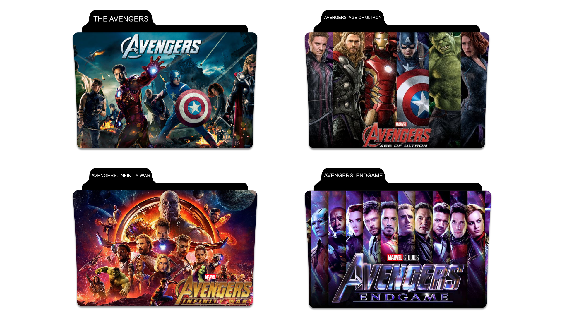 The Avengers Folder Pack For Windows 10 by TopSecretDesigns on DeviantArt