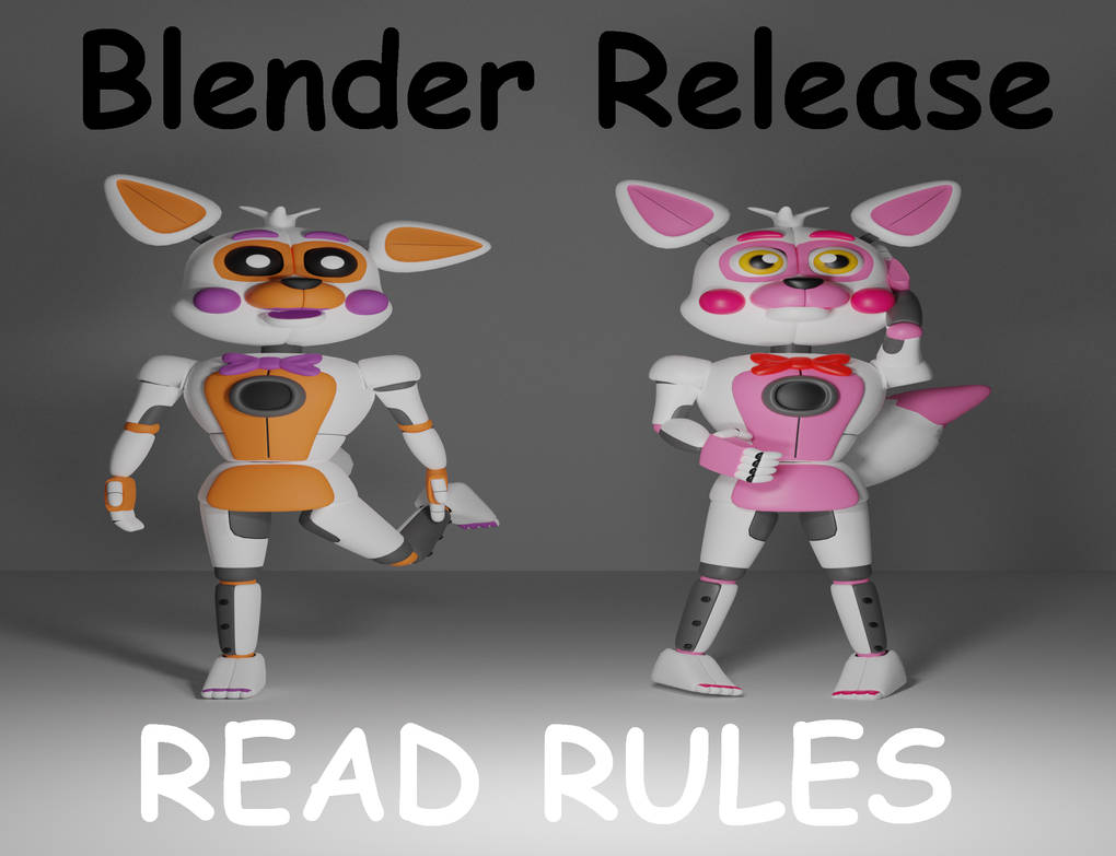 TLT Funtime Foxy [Blender Release] by KurviPiccolo on DeviantArt