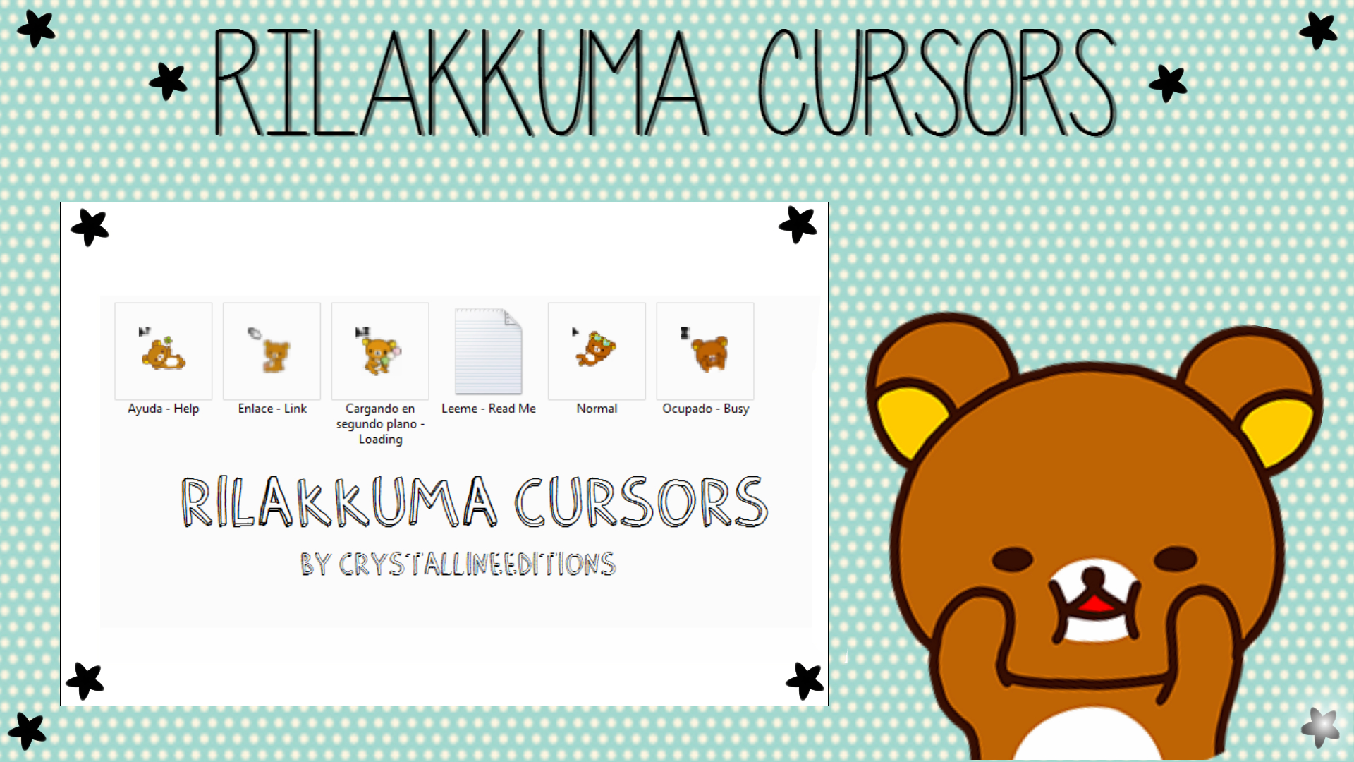 Cursores de Rilakkuma - Rilakkuma Cursors by CrystallineEditions on ...