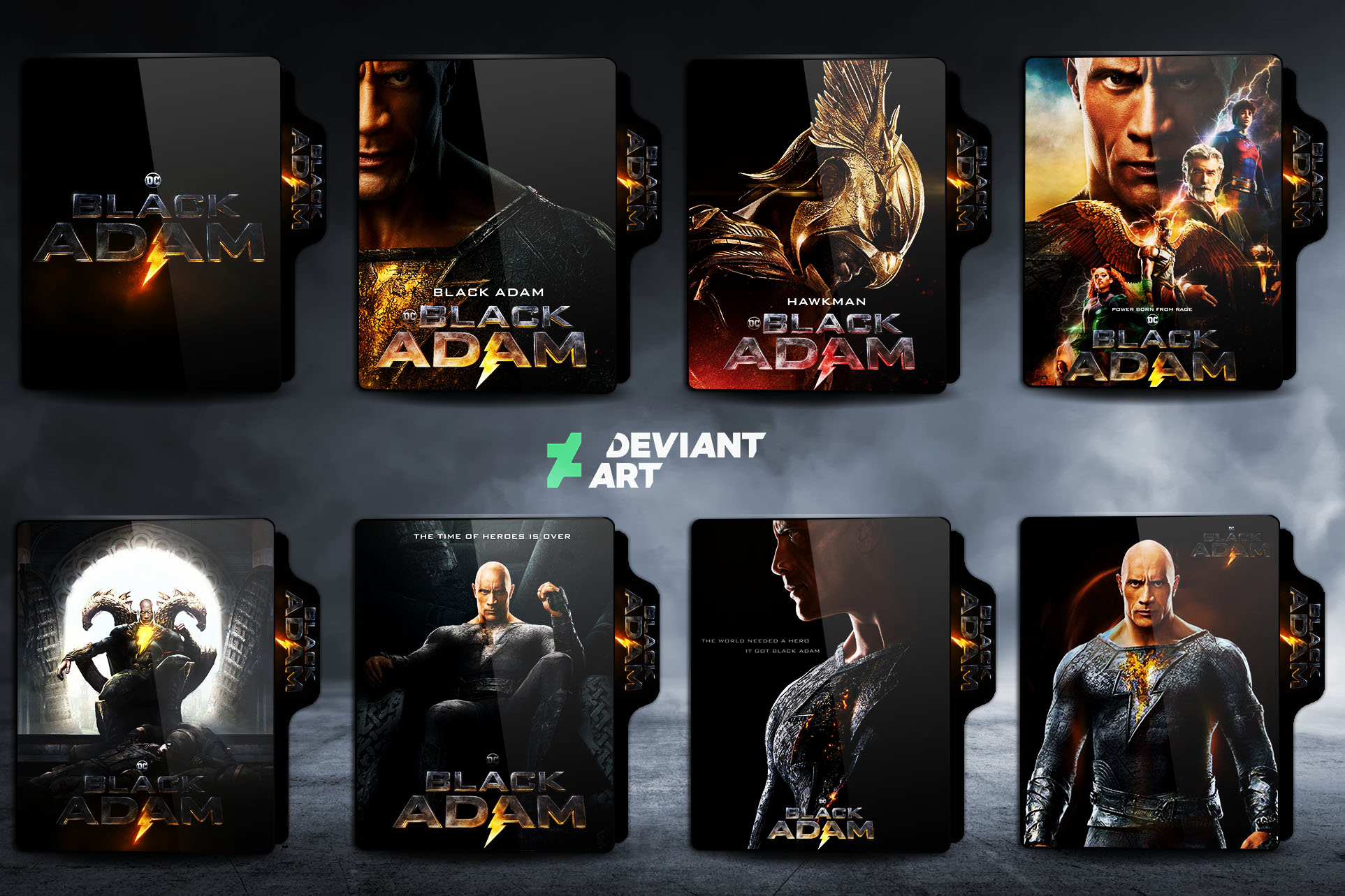 Black Adam || DC || Folder Icon by JoyantoDebnath on DeviantArt