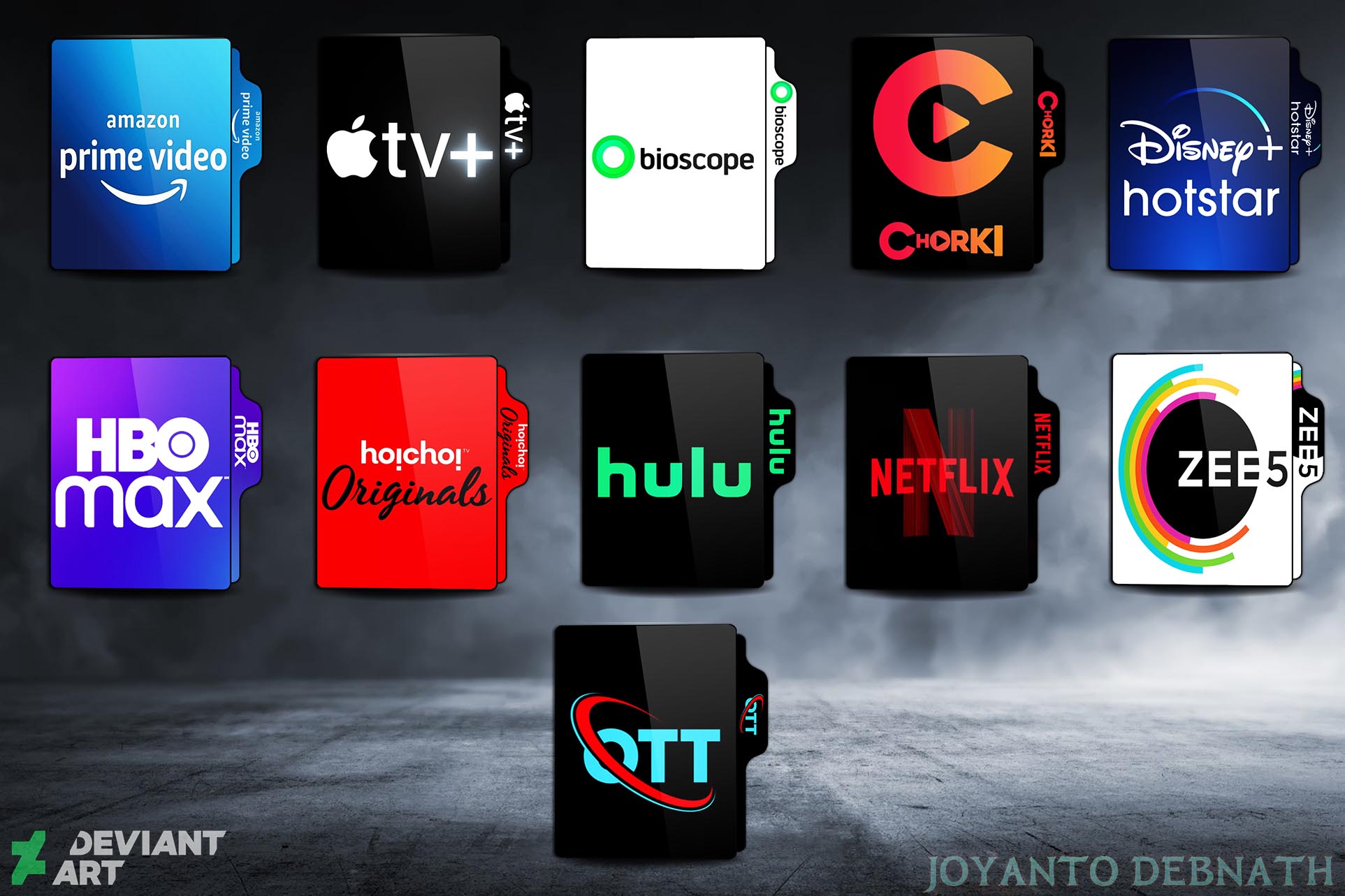 OTT Platform || Folder Icon by JoyantoDebnath on DeviantArt