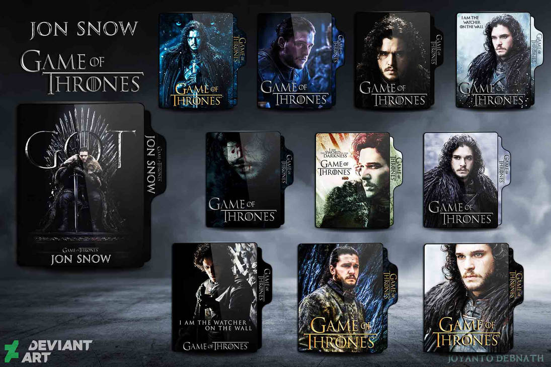 GOT - Jon Snow | Folder Icon by JoyantoDebnath on DeviantArt