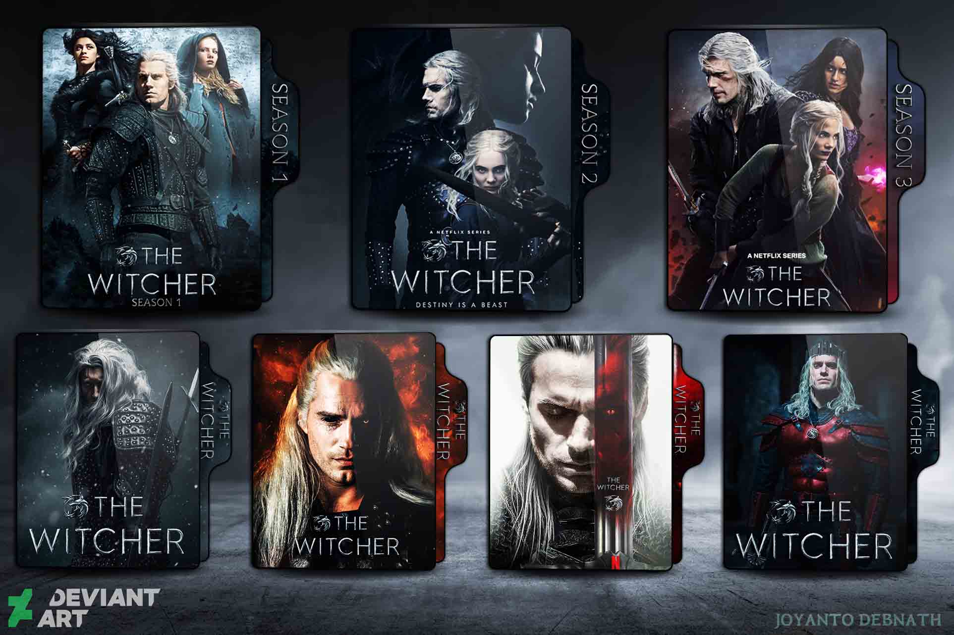 The Witcher S01 S02 S03 | Folder Icon by JoyantoDebnath on DeviantArt