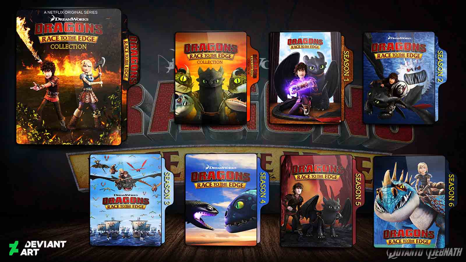 Dragons - Race to the Edge Collection Folder Icon by JoyantoDebnath on ...