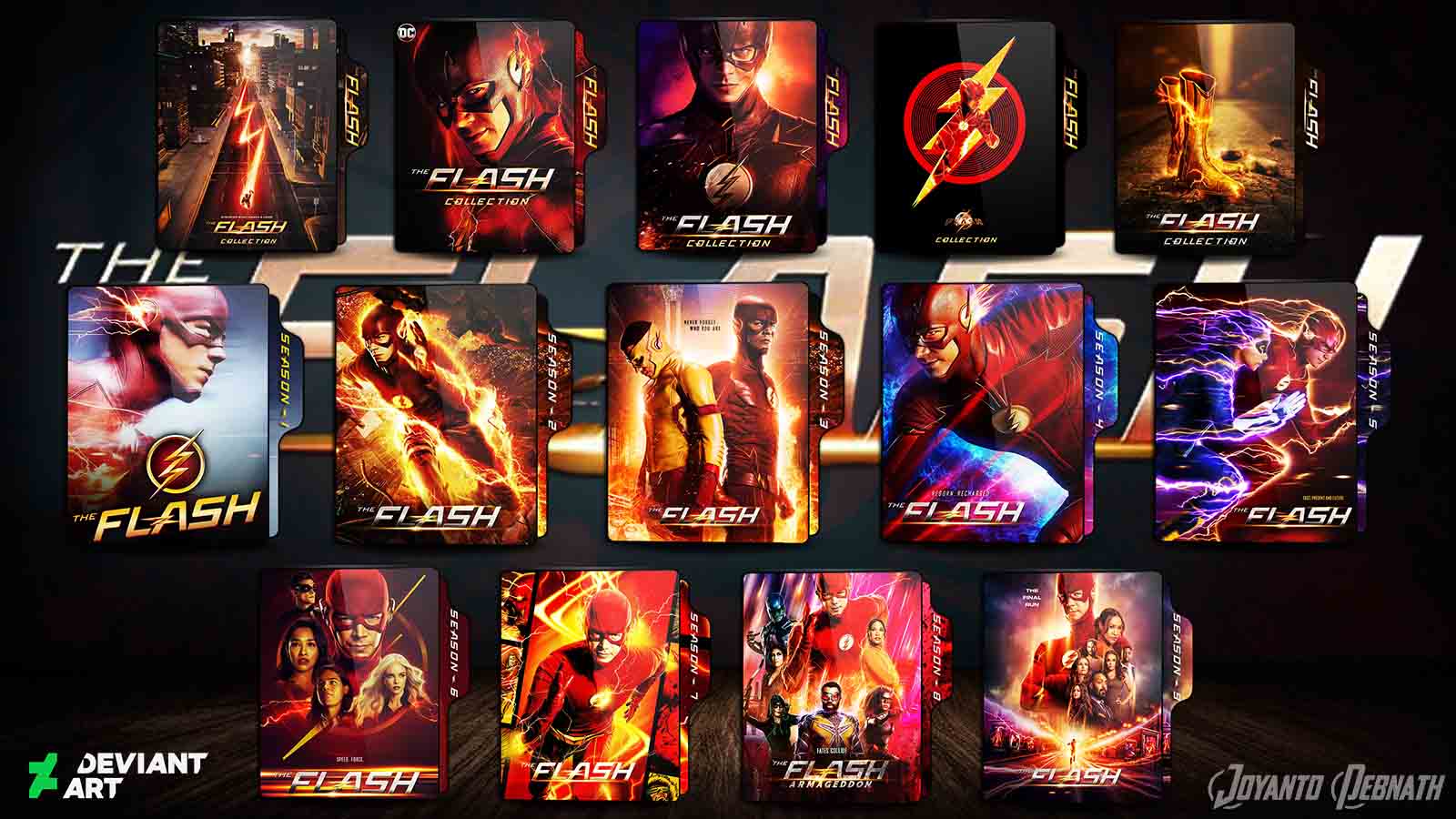 The FLASH Complete Collection | Folder Icon by JoyantoDebnath on DeviantArt