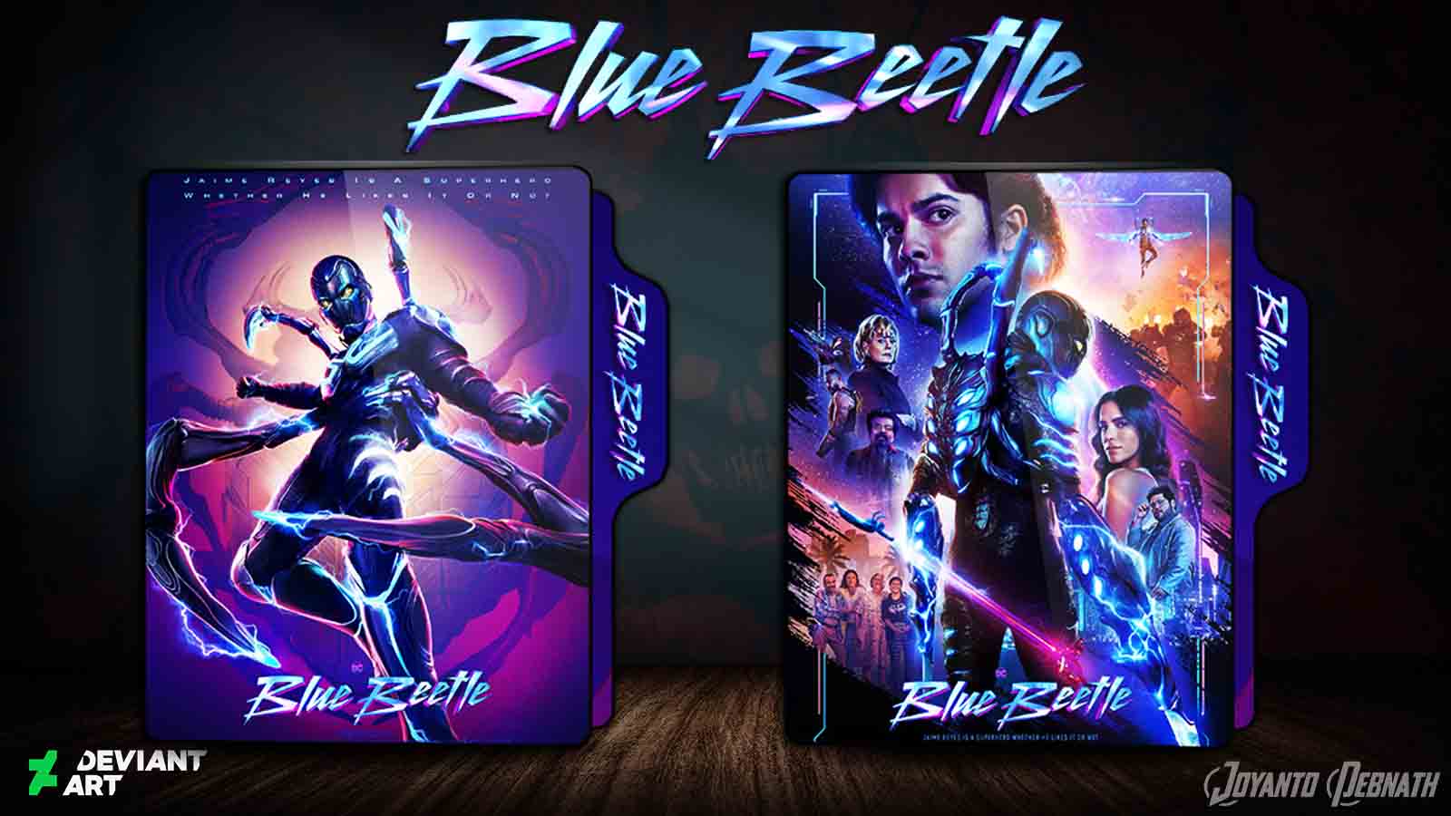 Blue Beetle (2023) | Folder Icon by JoyantoDebnath on DeviantArt