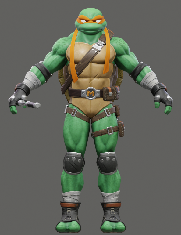 Michelangelo (TMNT) - Fortnite [Blend.] by Hunicrio on DeviantArt