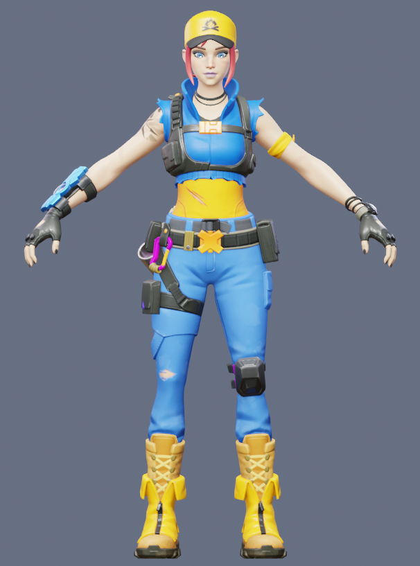 Explorer Emilie [Lego Fort] - (Fortnite) [Blend.] by Hunicrio on DeviantArt
