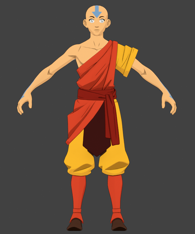 Aang - Avatar The Last Airbender - Fortnite Blend. by Hunicrio on ...