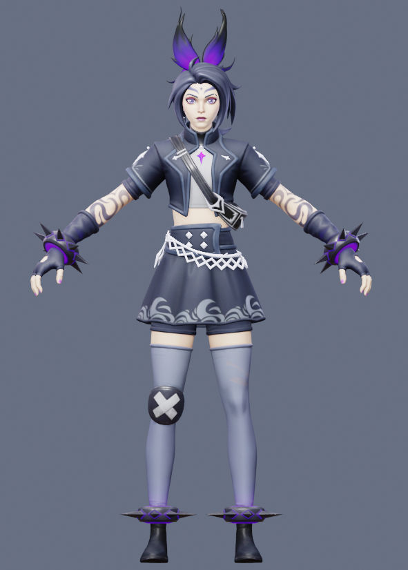Vikora - Shadow Walker - Fortnite [Blend.] by Hunicrio on DeviantArt