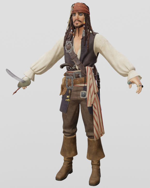 Captain Jack Sparrow - Fortnite [.blend] by Hunicrio on DeviantArt