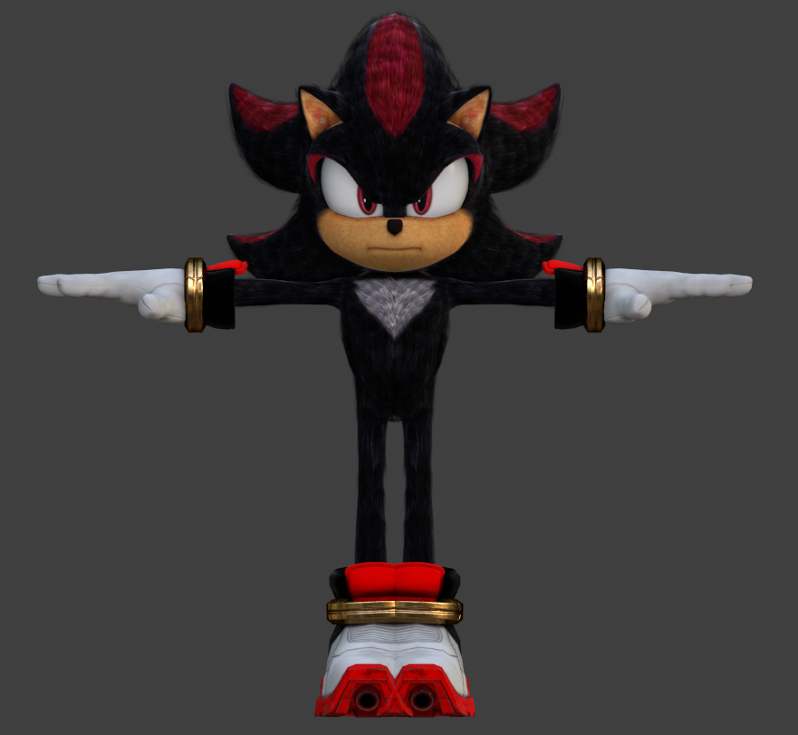 Shadow The Hedgehog (Movie) - SxSG - .blend model by Hunicrio on DeviantArt