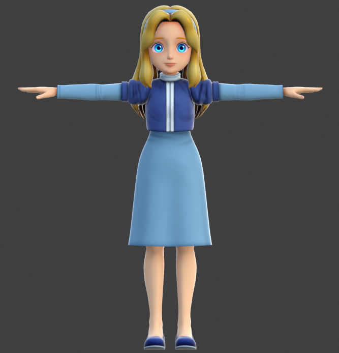 Maria Robotnik - SxSG [.Blend] by Hunicrio on DeviantArt