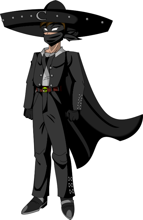 CHARRO NEGRO stile dragon ball by mayozilla on DeviantArt