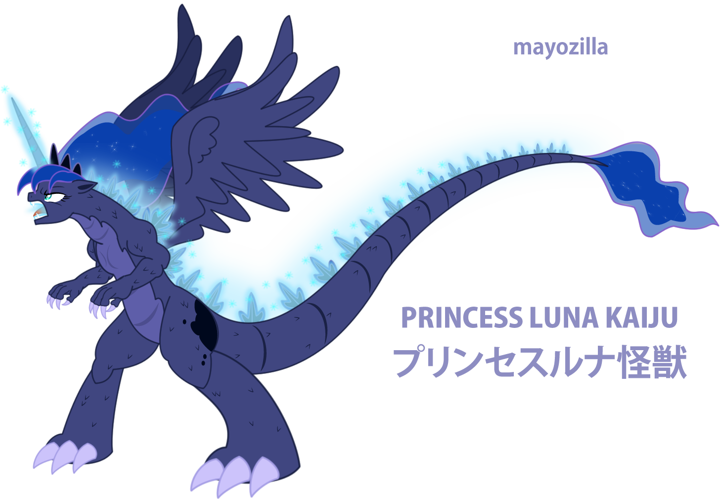 KAIJU PRINCESS LUNA Base 2 By Mayozilla On DeviantArt kaiju-princess-luna-base-2-by-mayozilla-on-deviantart