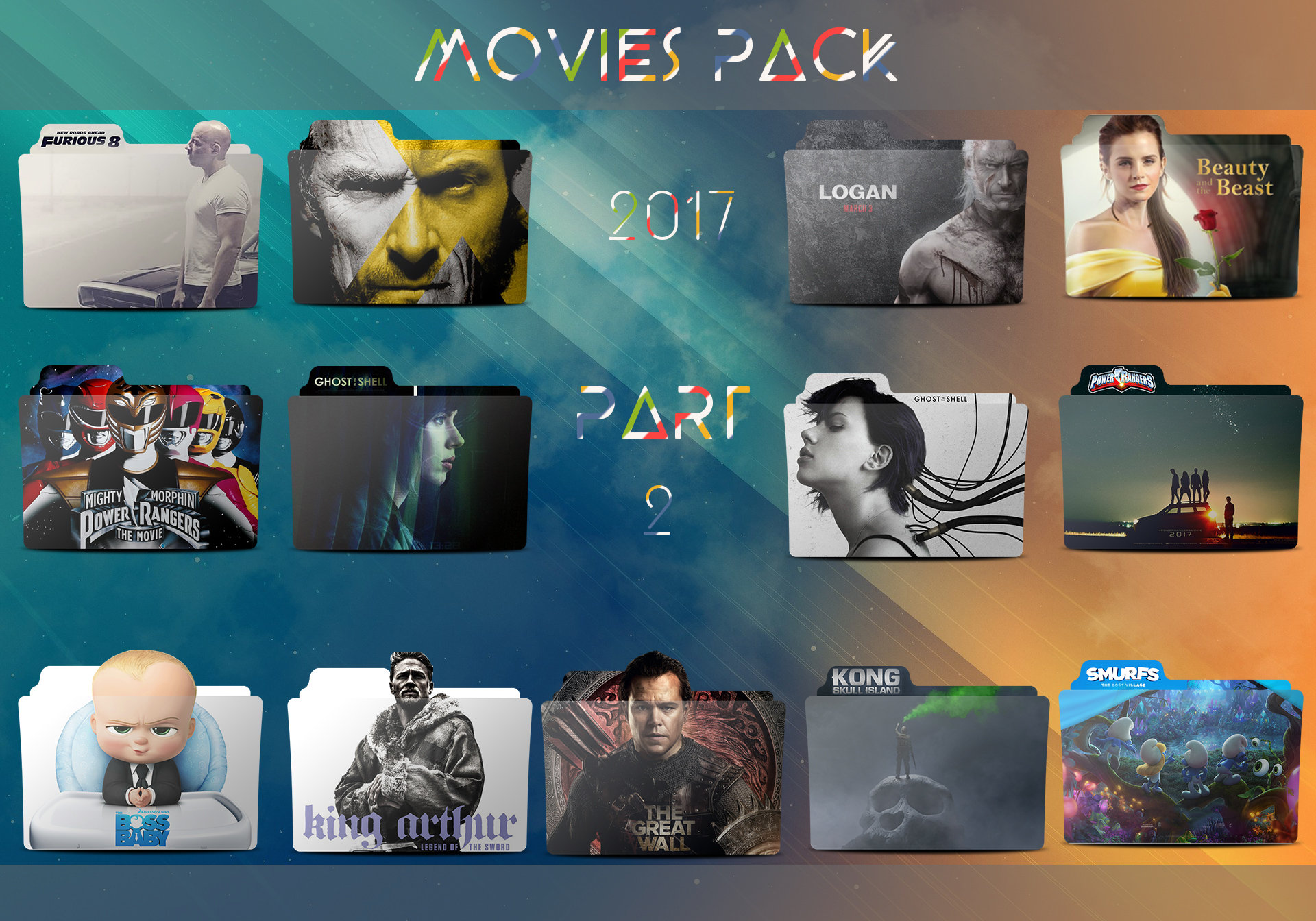 2017 Movie Folder Icon Pack 2 by hassanalmokadem on DeviantArt