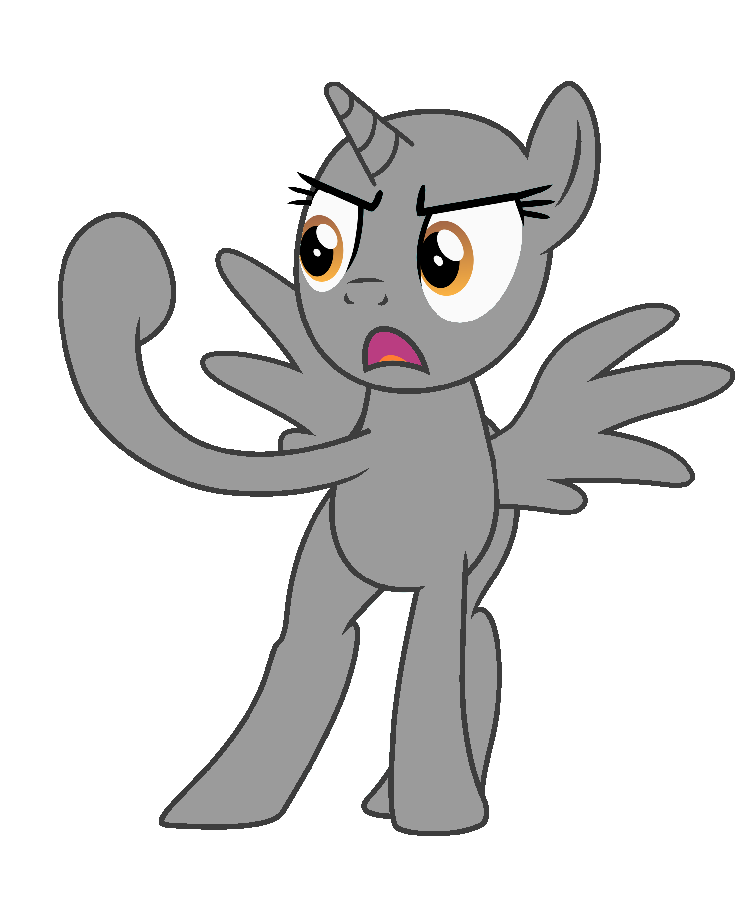 Giving the hoof Base - Shaking the hoof menacingly by ziggrrauglurr on ...